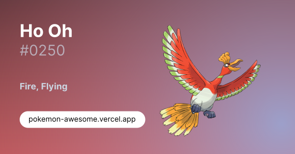 Ho Oh · #0250