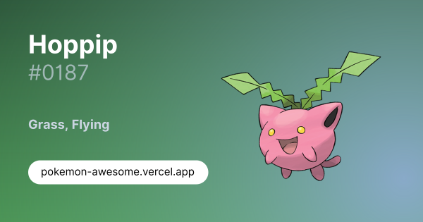 Hoppip · #0187