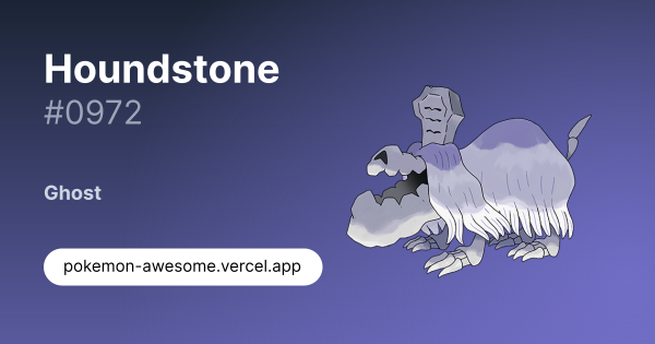 Houndstone · #0972