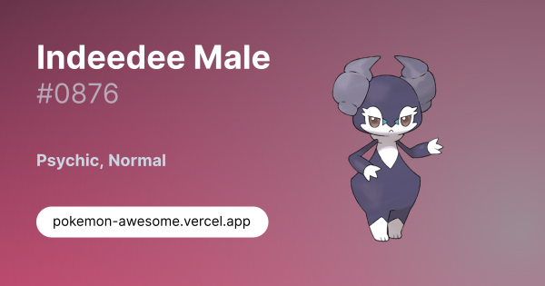 Indeedee Male · #0876