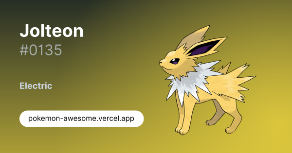 Jolteon · #0135