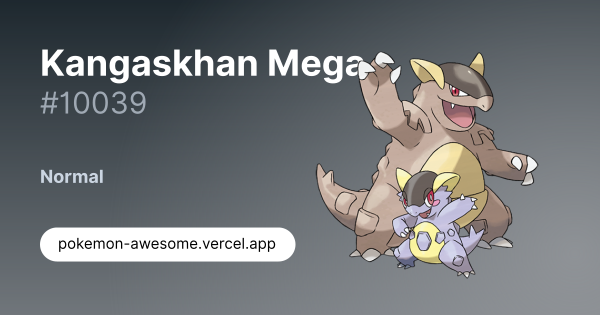 Kangaskhan Mega