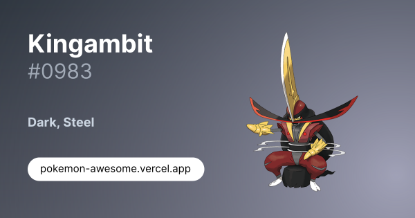 Kingambit · #0983