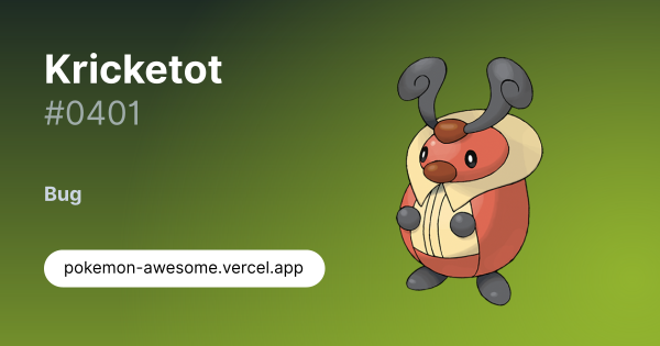 Kricketot · #0401