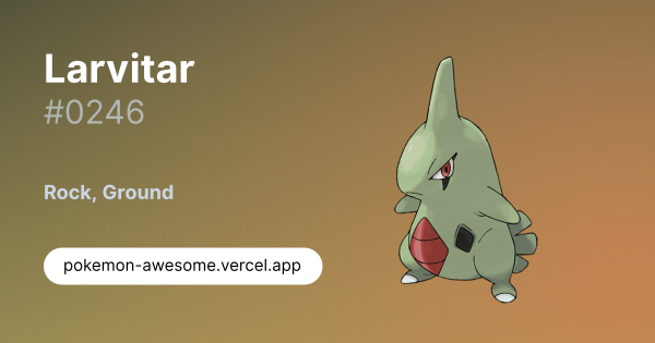Larvitar · #0246