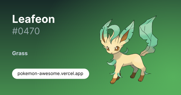 Leafeon · #0470