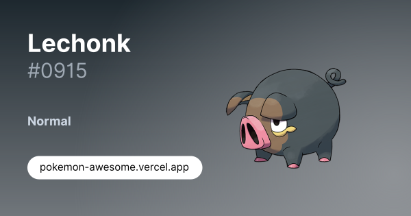 Lechonk · #0915