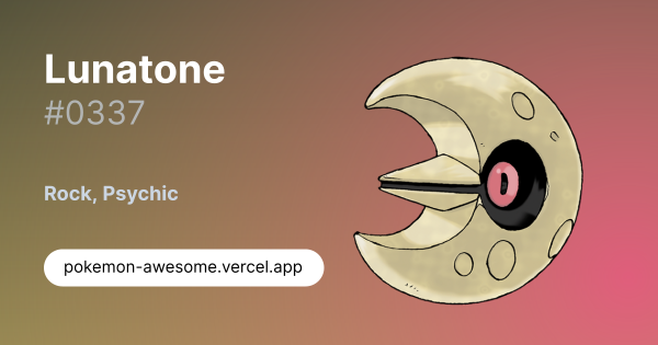 Lunatone · #0337