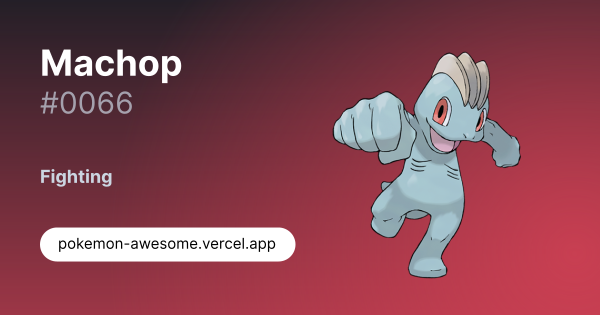 Machop · #0066
