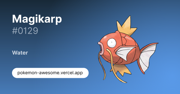 Magikarp · #0129