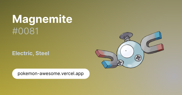 Magnemite · #0081