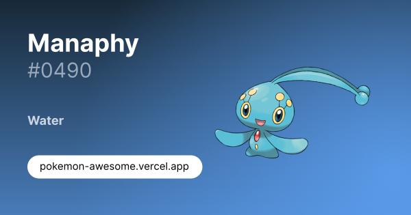 Manaphy · #0490