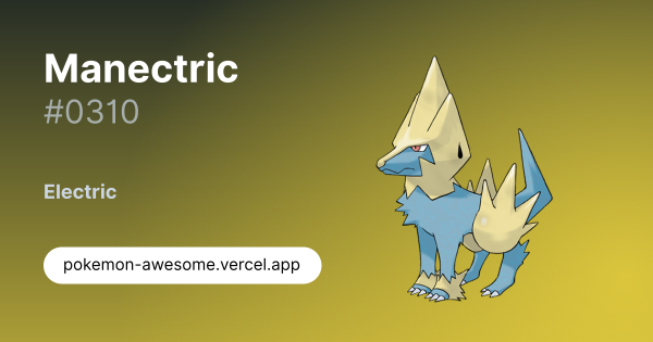 Manectric · #0310