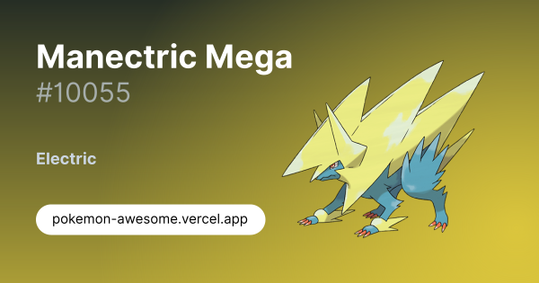 Manectric Mega · #10055