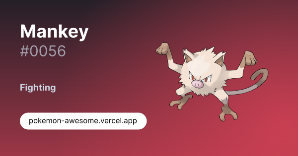 Mankey · #0056