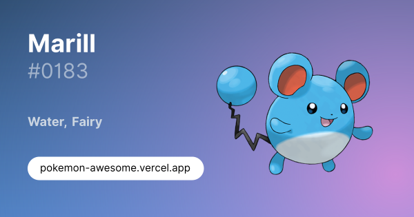 Marill · #0183