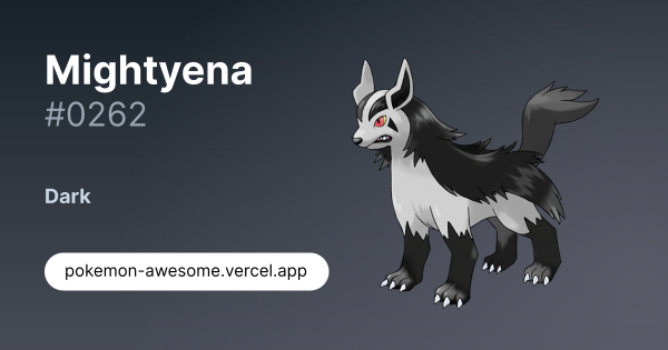 Mightyena · #0262