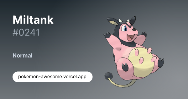 Miltank · #0241