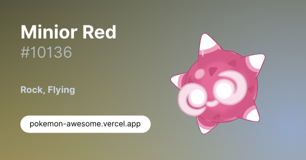Minior Red · #10136