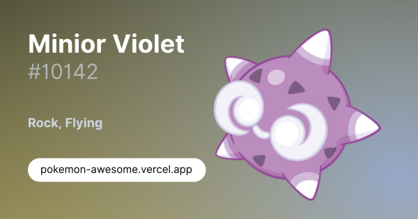 Minior Violet · #10142