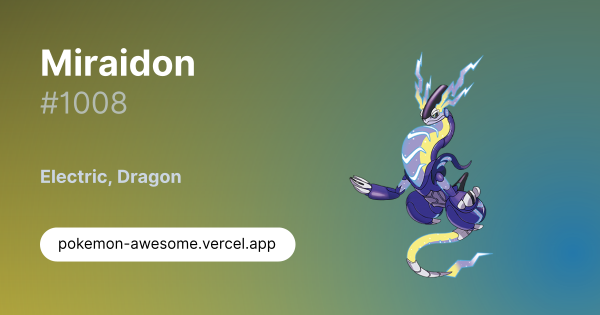 Miraidon · #1008