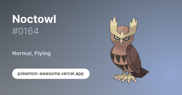Noctowl · #0164