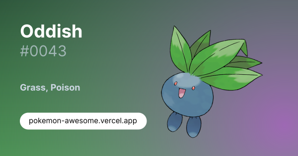 Oddish · #0043
