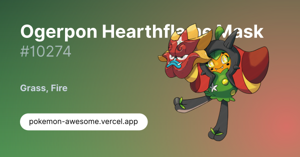Ogerpon Hearthflame Mask · #10274