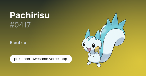 Pachirisu · #0417