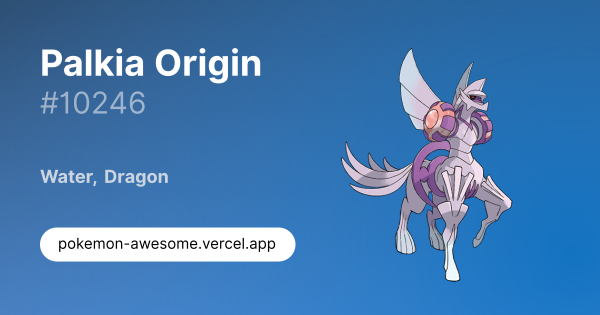 Palkia Origin