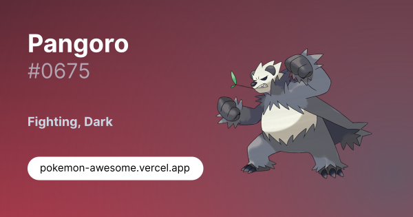 Pangoro · #0675