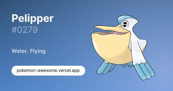 Pelipper · #0279
