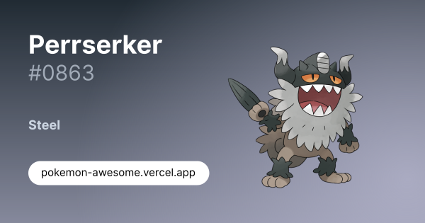 Perrserker · #0863