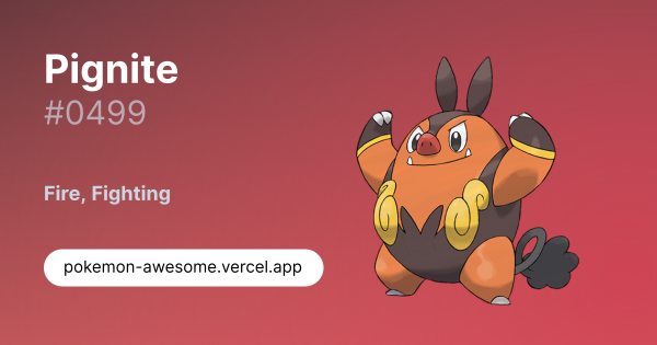 Pignite · #0499