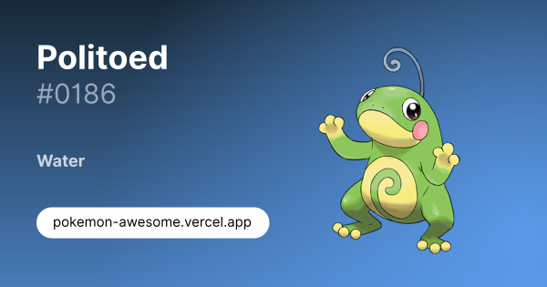 Politoed · #0186