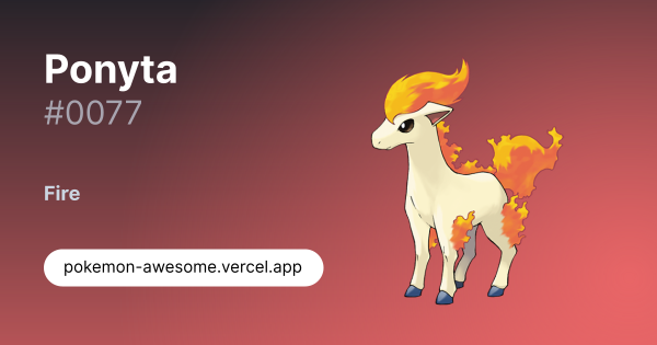 Ponyta · #0077