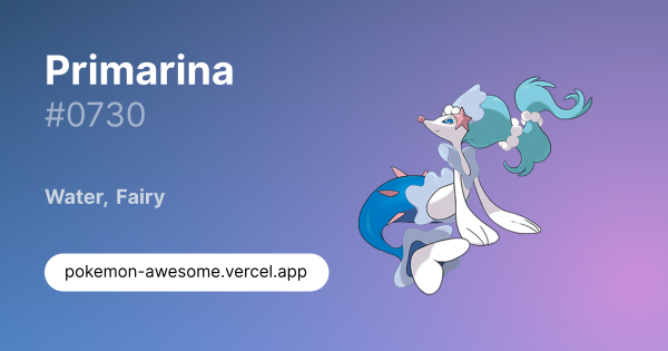 Primarina · #0730
