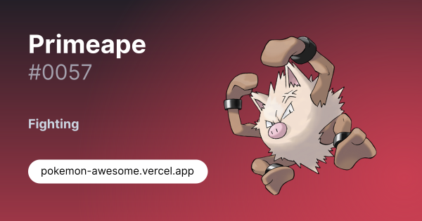 Primeape · #0057