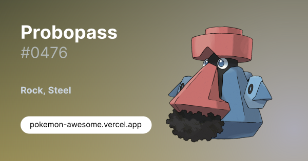 Probopass · #0476