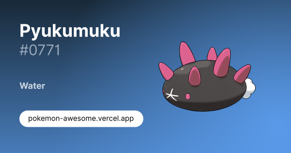 Pyukumuku · #0771