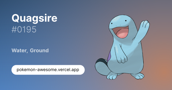 Quagsire · #0195