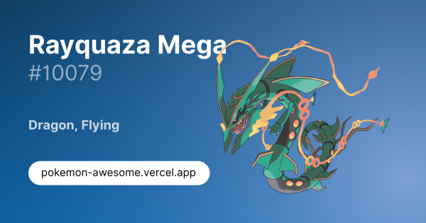 Rayquaza Mega · #10079