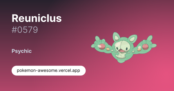 Reuniclus · #0579