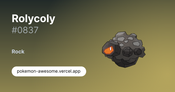 Rolycoly · #0837