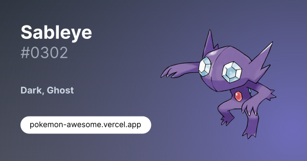 Sableye · #0302