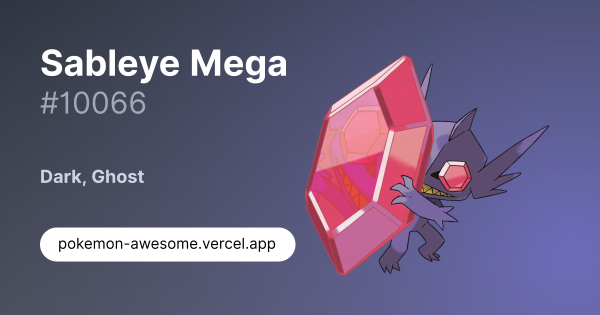 Sableye Mega · #10066