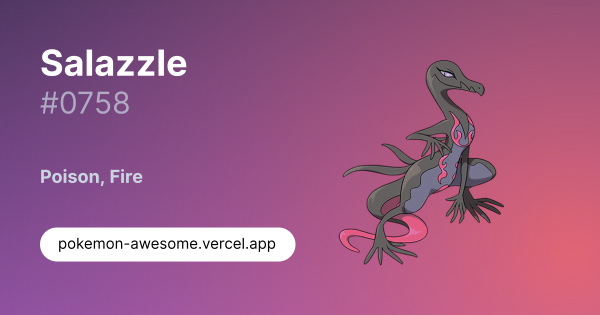 Salazzle · #0758