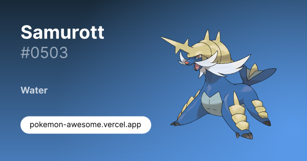 Samurott · #0503