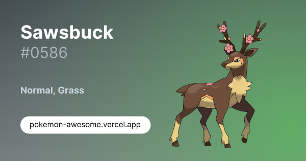 Sawsbuck · #0586