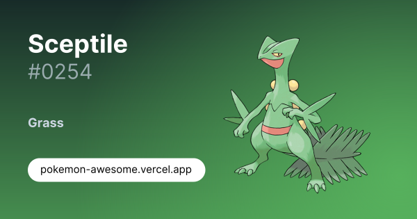 Sceptile · #0254
